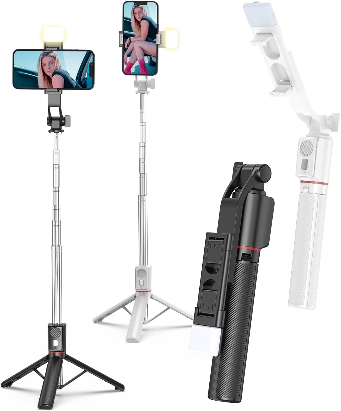 Amazon.com : UBeesize Extendable Phone Tripod, Flexible Tripod with ...