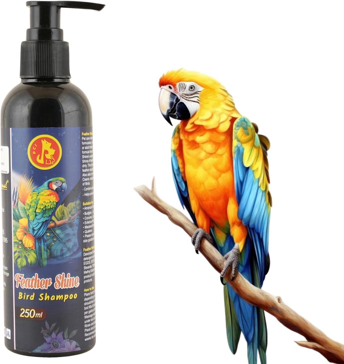 Buy Pet Care International Feather Shine Bird Shampoo - Keep Your ...