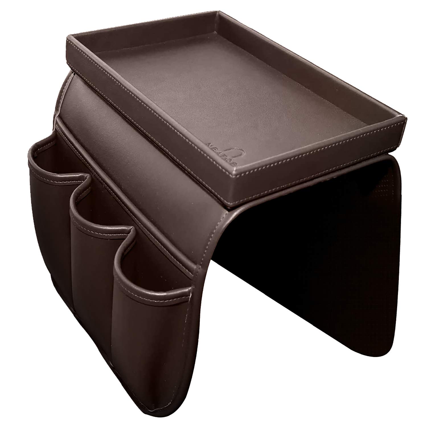 Couch Remote Caddy Control Holder Sofa Organizer with Detachable Wooden ...