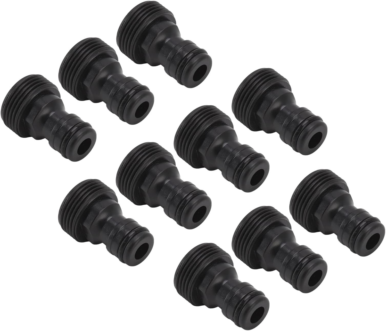 Amazon.com : 10 Pack Plastic Garden Hose Quick Connect Fittings Male ...