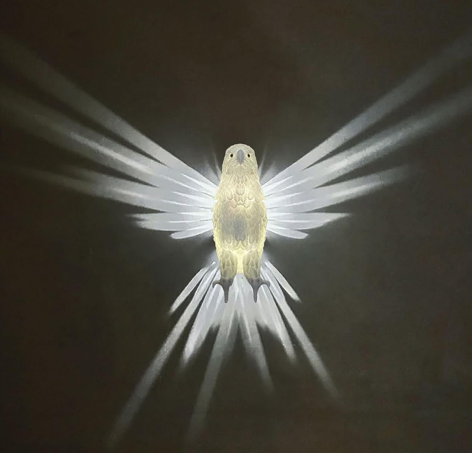 ANCNA-U 3D Eagle Lamp,LED Bald Eagle Wall Light,Eagle Lamp Wall ...