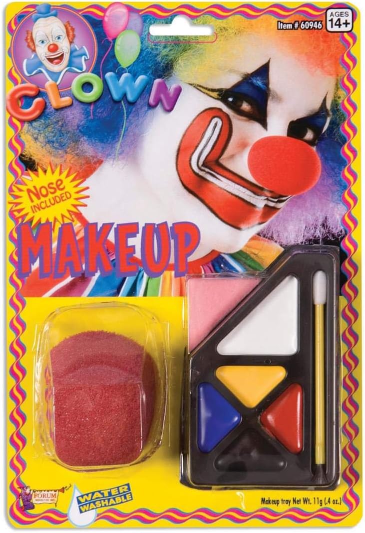 Amazon.com: Rubie's Costume Party Supplies F60946 Make Up Kit Clown ...