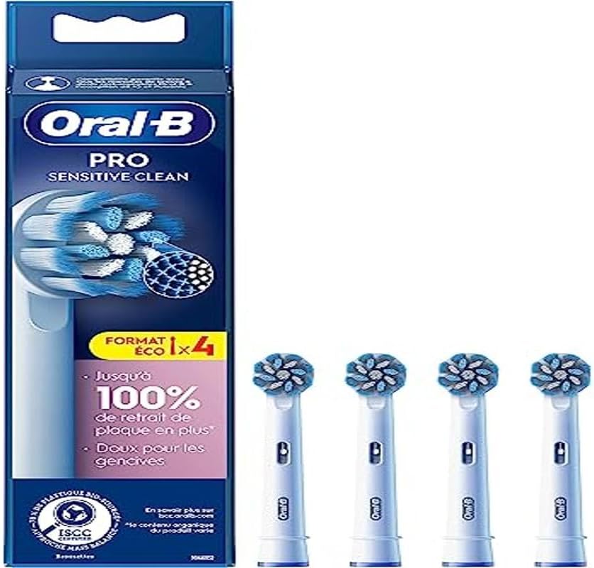 Oral-B Pro Sensitive Clean Toothbrush Heads - Pack of 4 : Amazon.co.uk ...