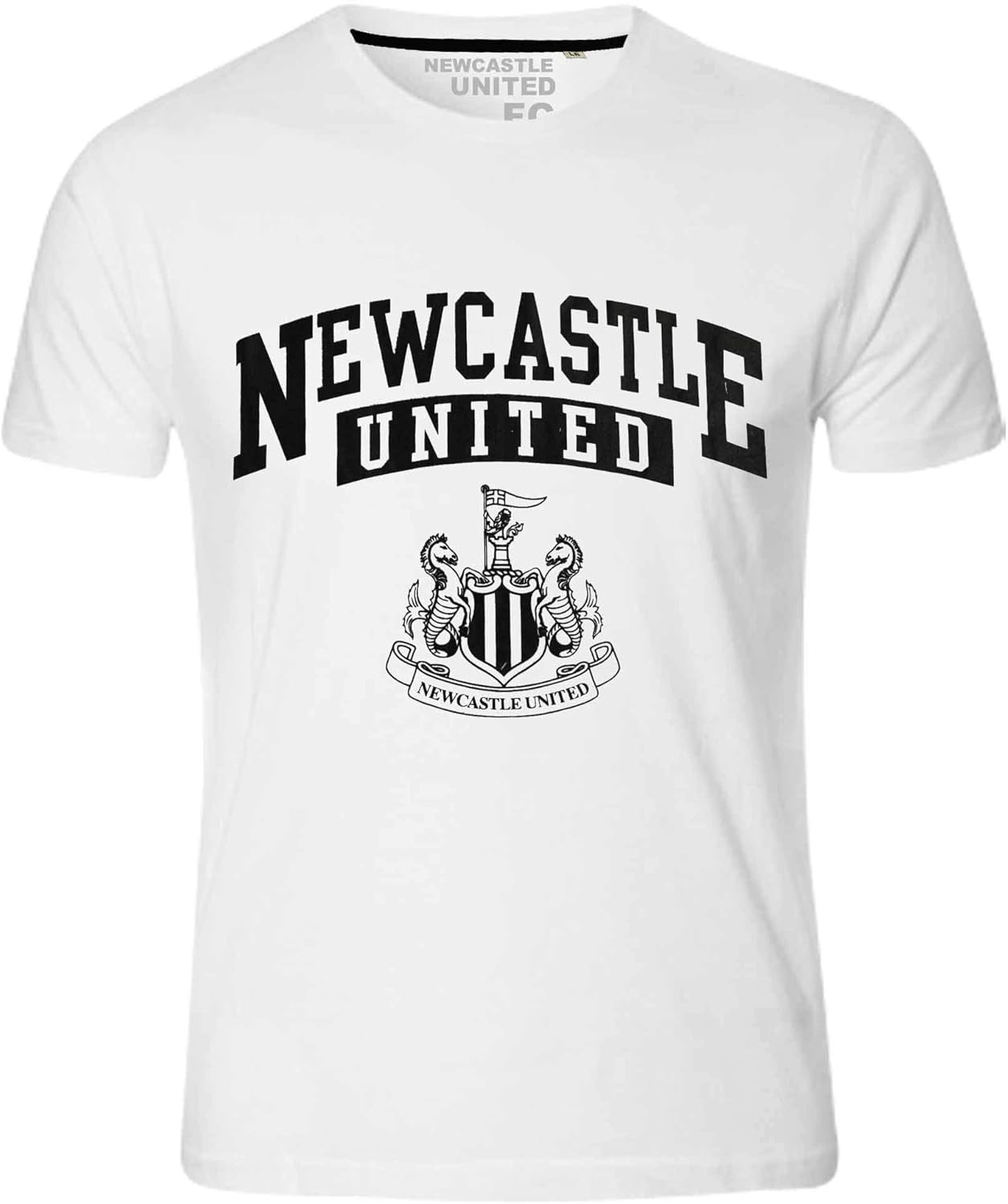 Newcastle United Official Kids Crest T-Shirt (100% Cotton) – BigaMart