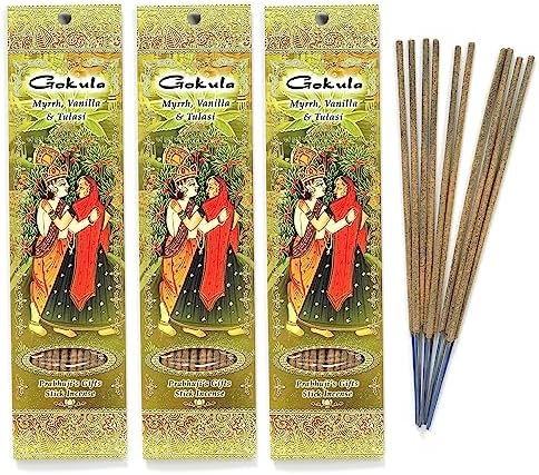 Amazon.com: Prabhuji's Gifts Gokula Hand-Rolled Incense Stick ...