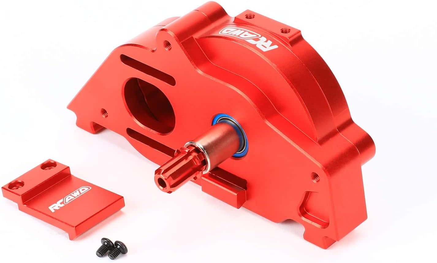 RCAWD Alloy 57t Spur Gear Transmission Gearbox for Arrma 1/10 Senton ...
