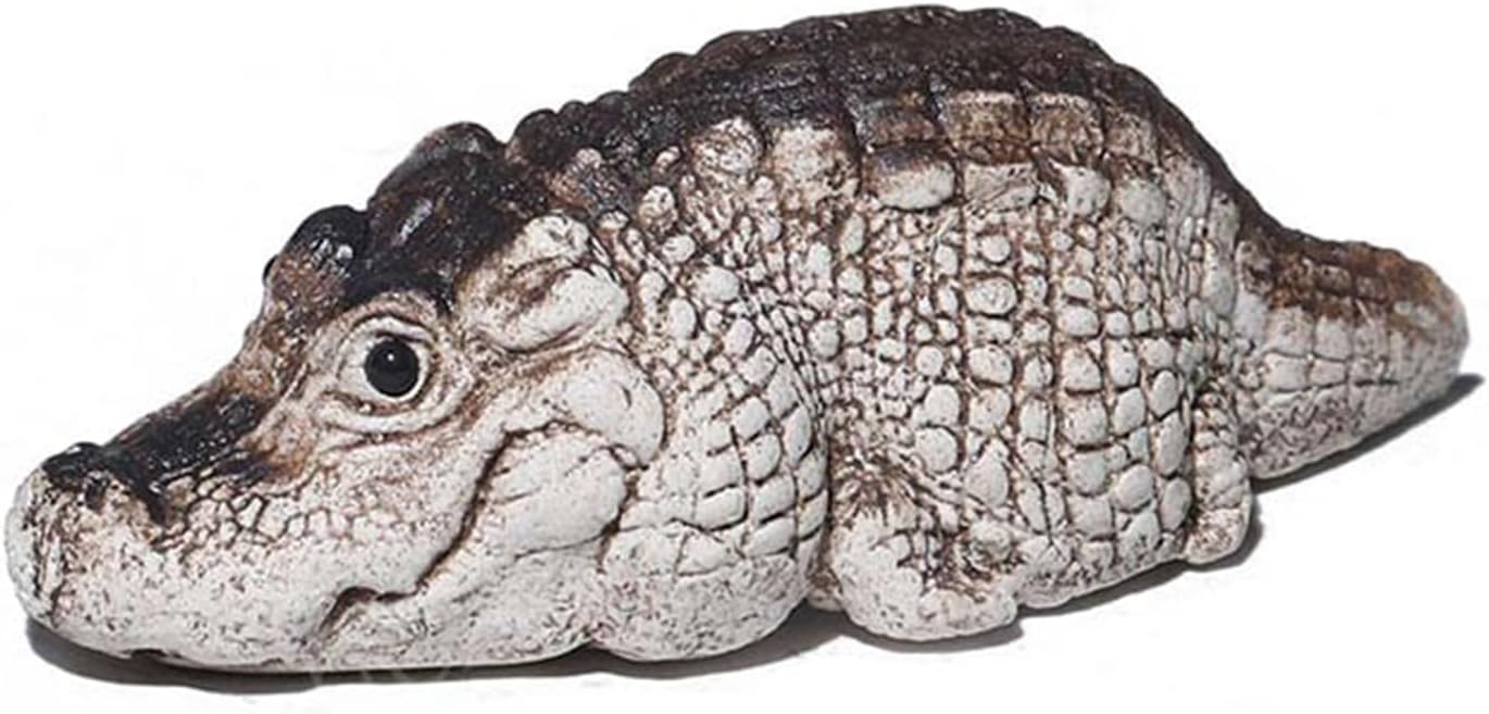 Amazon.com: CALIDAKA Alligator Baby Statue Ornament, Tea Pet Alligator ...