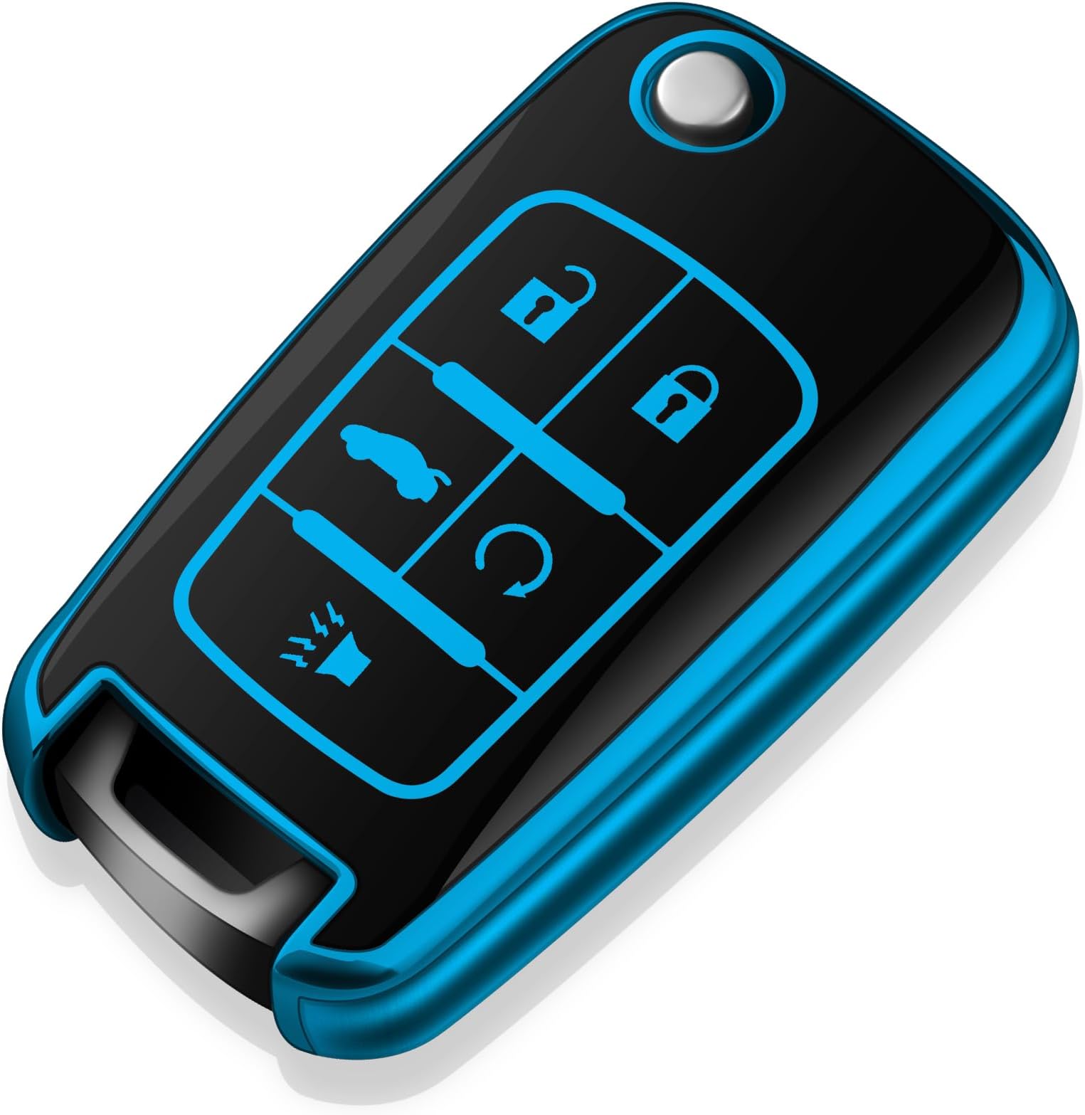 Amazon.com: Tukellen for Chevy Key Fob Cover Special Soft TPU Key Case ...