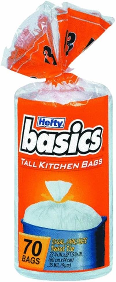 Amazon.co.jp: Reynolds Pactiv50370Hefty Basics Tall Kitchen Bags-13GAL ...