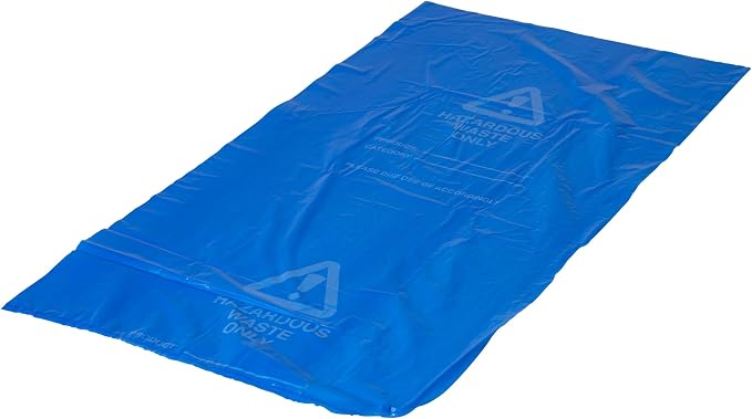 Blue Hazardous Waste Bags - Ideal for Pollution Control and Dangerous ...