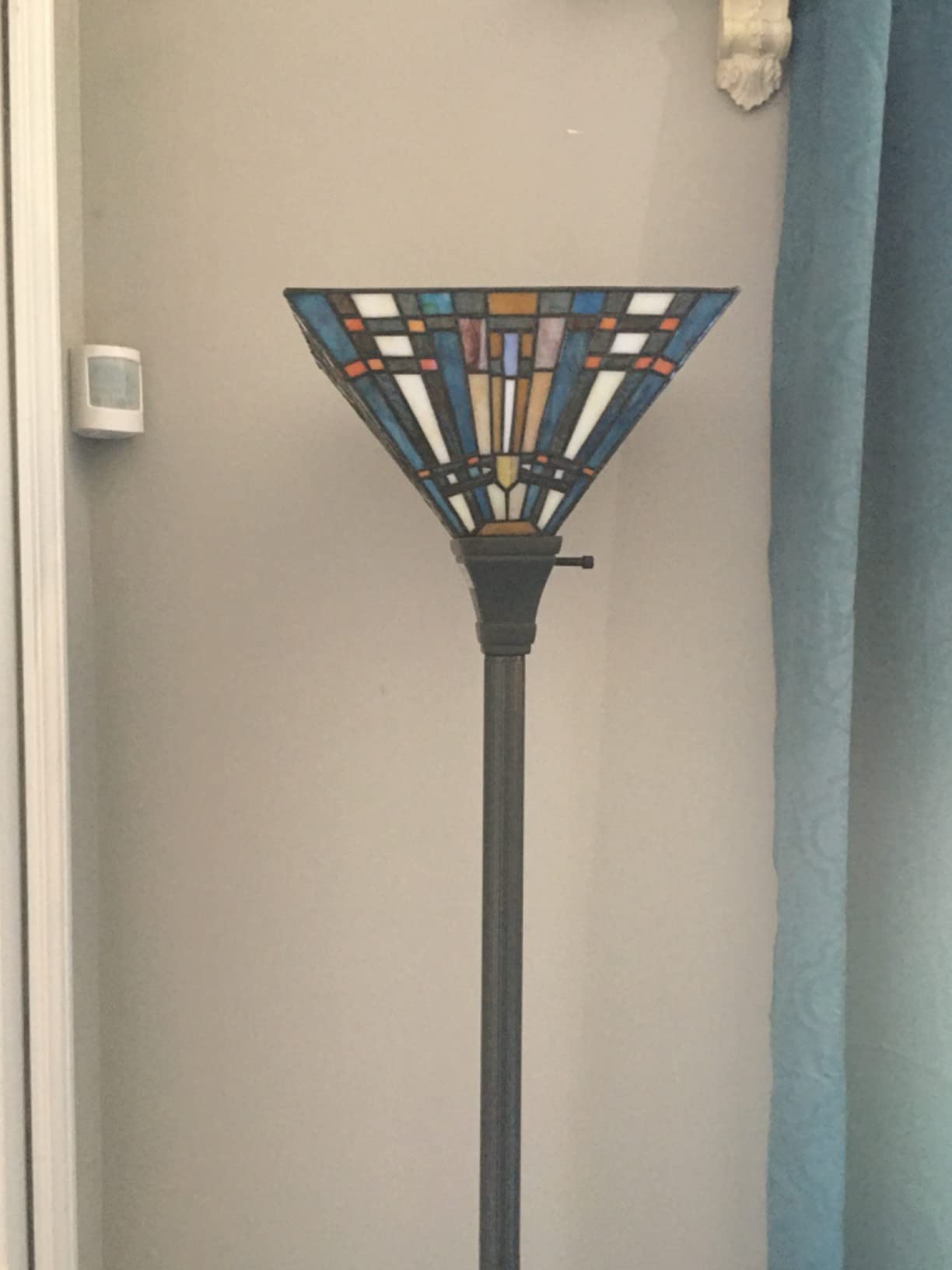 $29/mo - Finance COTOSS Tiffany Torchiere Floor Lamp,70" Tall Stained ...