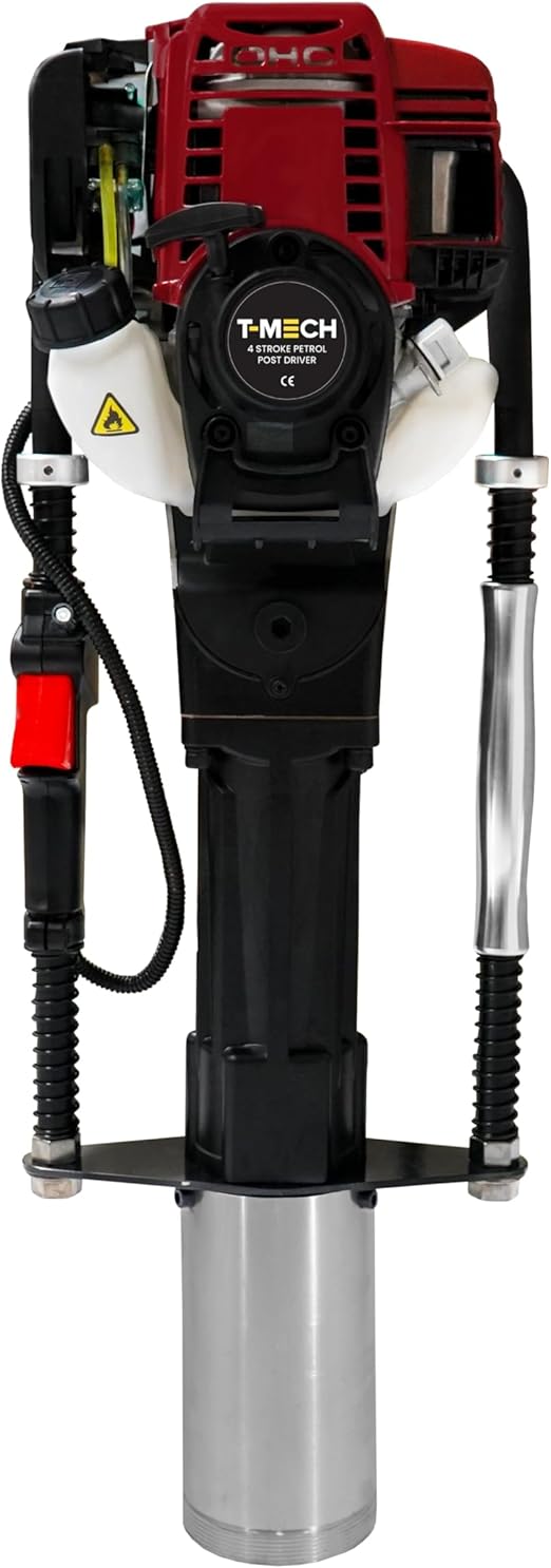 Petrol Post Driver 4 Stroke Fence Knocker Pile Jack Hammer Ramming ...