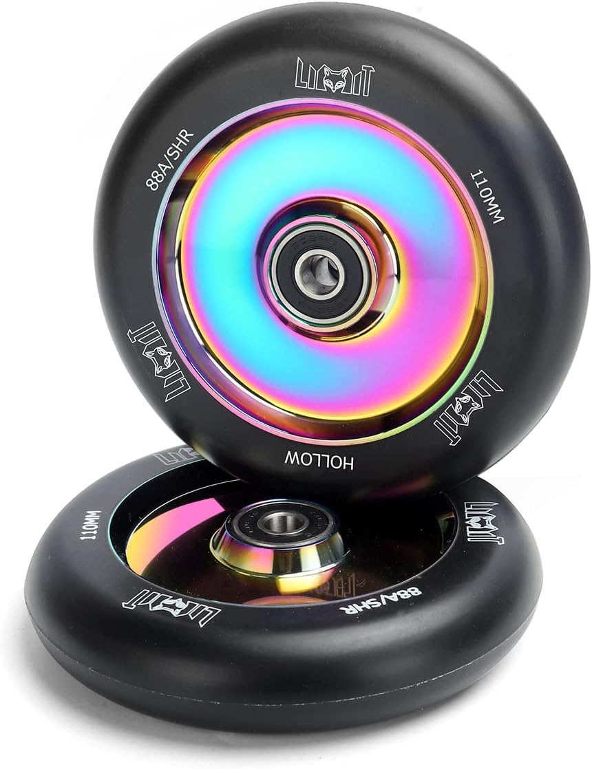Amazon.com: Limit Pro Scooter Wheels 110mm - Scooter Replacement Wheels ...