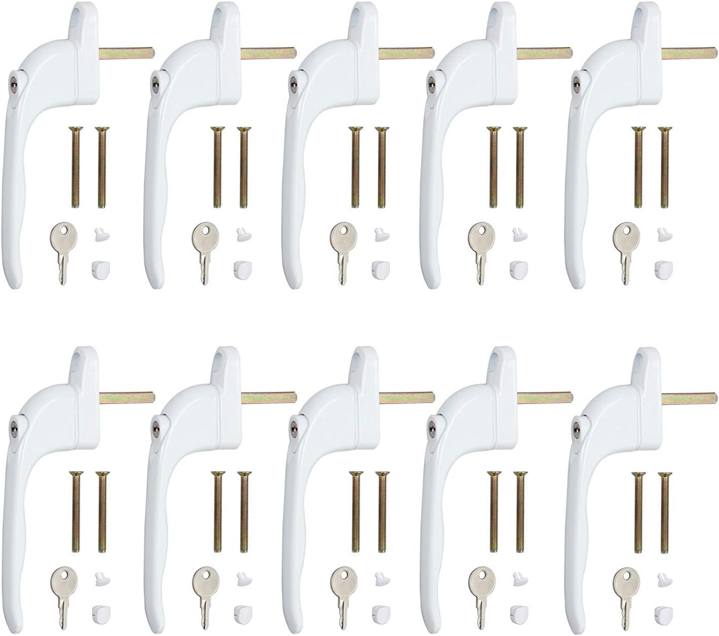 Window Handle Neoteck 10 Pcs UPVC Window Handle Double Glazing ...