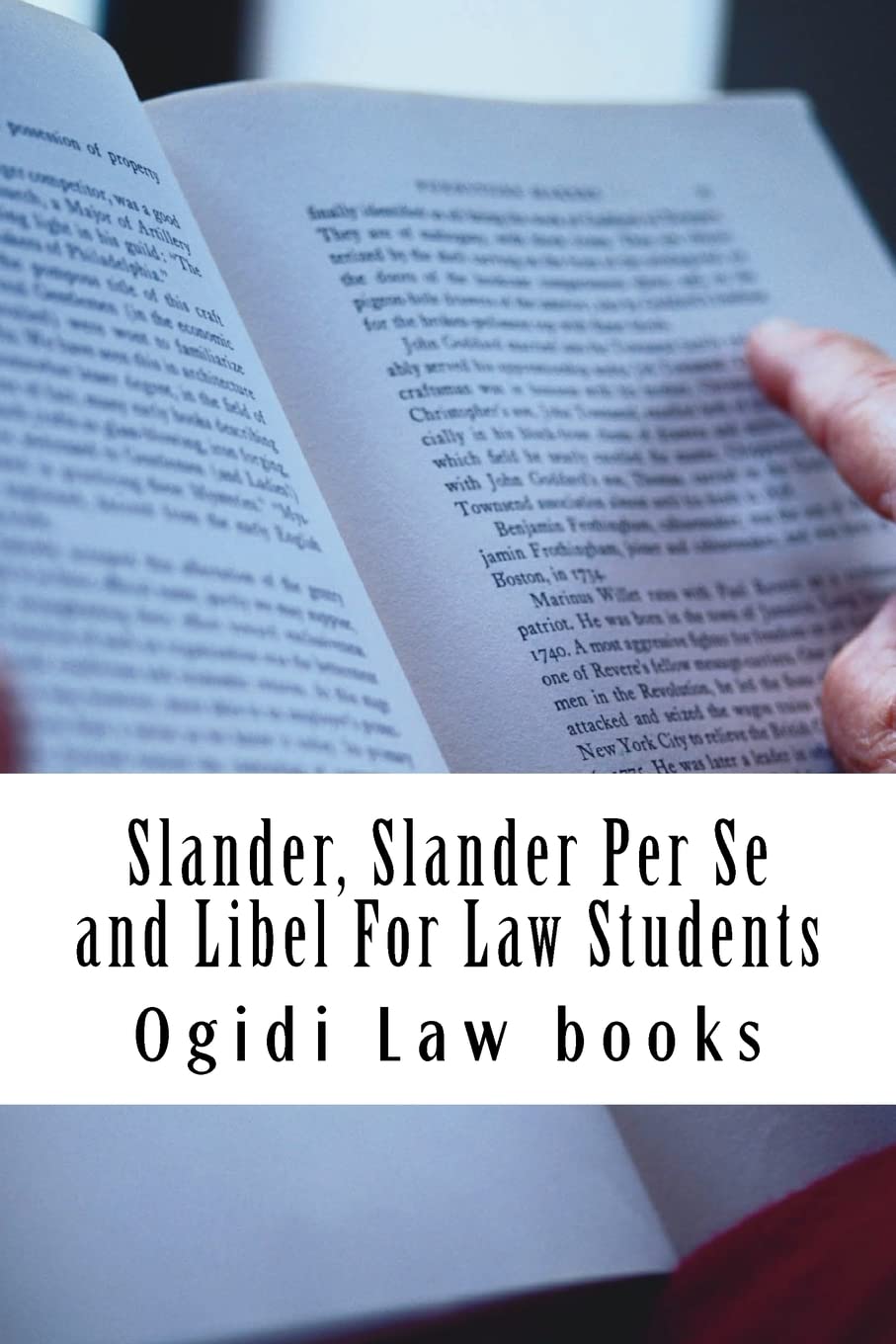 Slander, Slander Per Se and Libel For Law Students: a to z of ...
