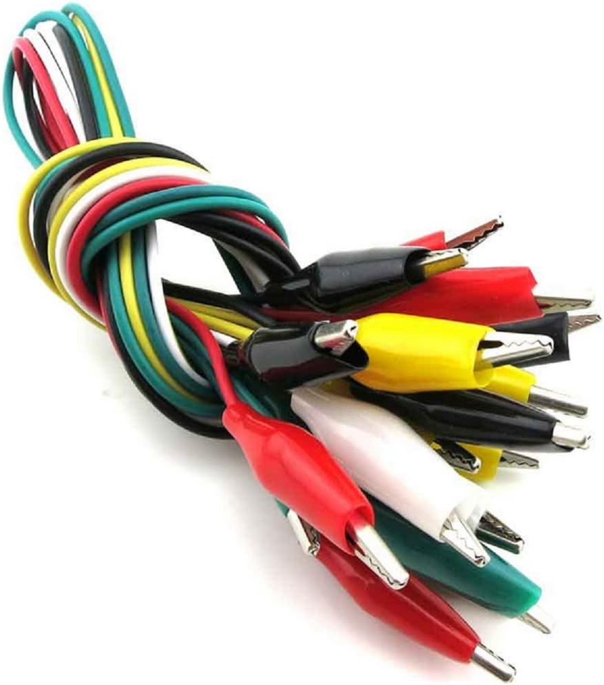 Amazon.com: 10pcs Alligator Clip Wires Test Leads Set with Alligator ...