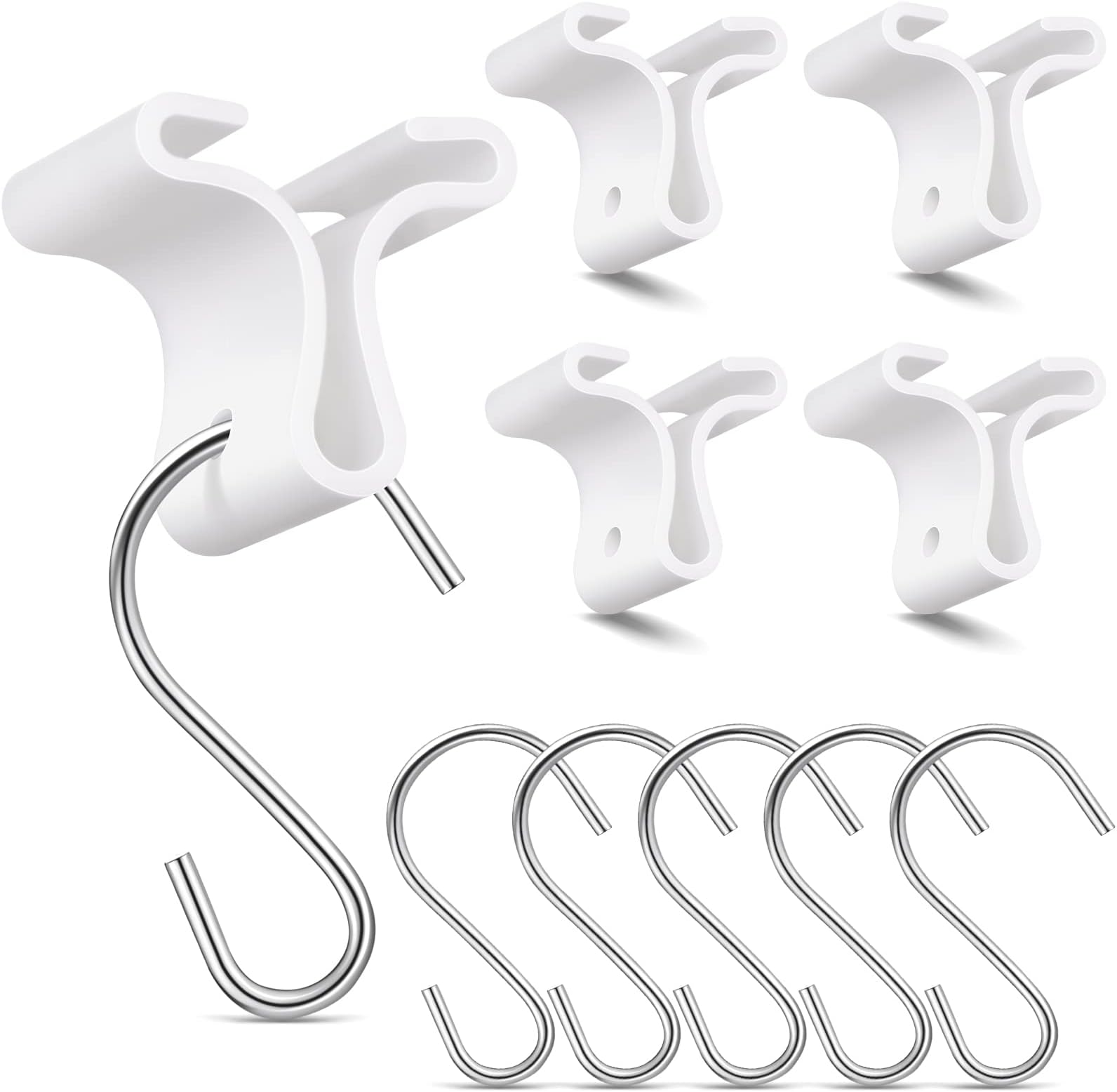 Amazon.com: SHARP TANK Clear Hinged Ceiling Hooks - 40 Pack of T-Bar ...