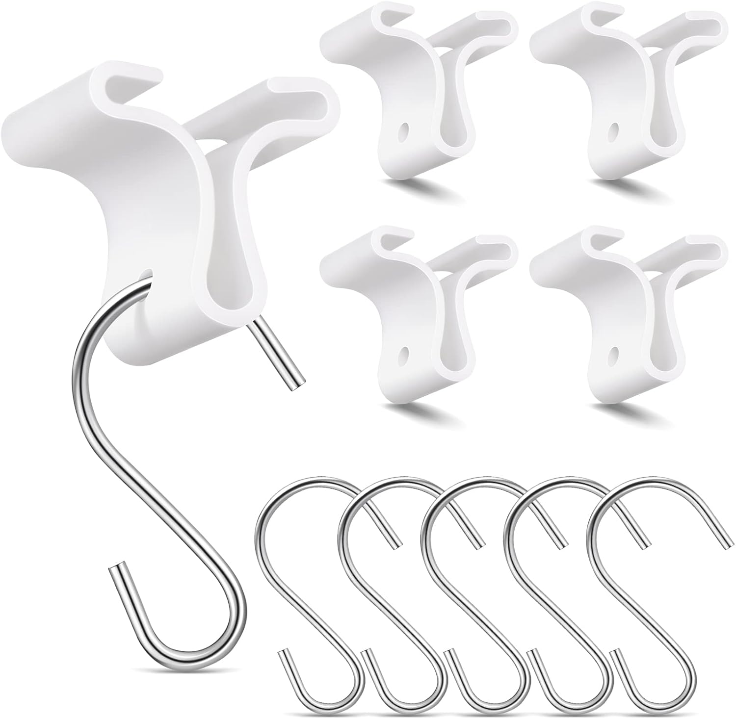 Amazon.com: Moxweyeni Drop Ceiling Hooks Ceiling Hanger White Ceiling ...