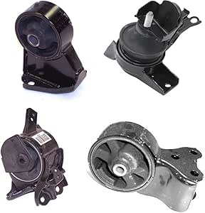 Amazon.com: Motor & Trans Mount 4PCS Set Compatible for 2003-2008 Hyundai Tiburon 2.7L ...