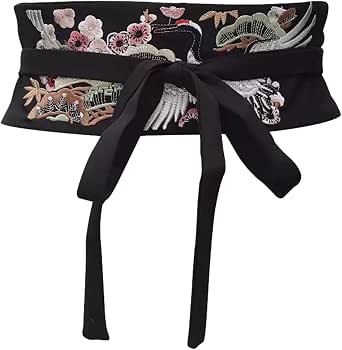 Chinese Han Clothing Waistband With Tassels Wide Tie Belt With Chinese ...