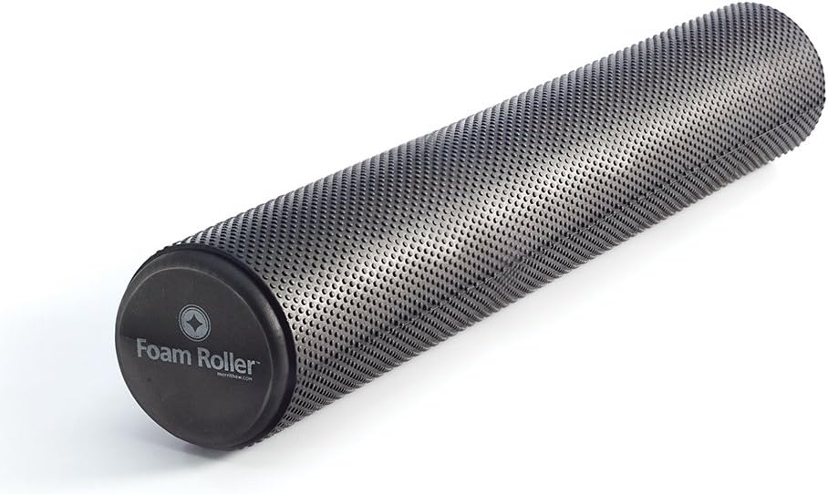 STOTT Pilates Medium Foam Roller Deluxe - (Black), 24 Inch / 61 cm ...