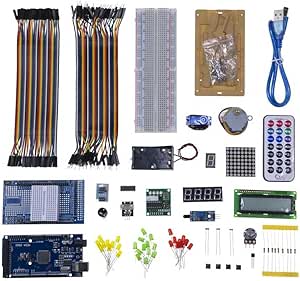 Amazon.com: Arduino Mega 2560 Starter Kit - 70 Pieces Arduino Kit ...