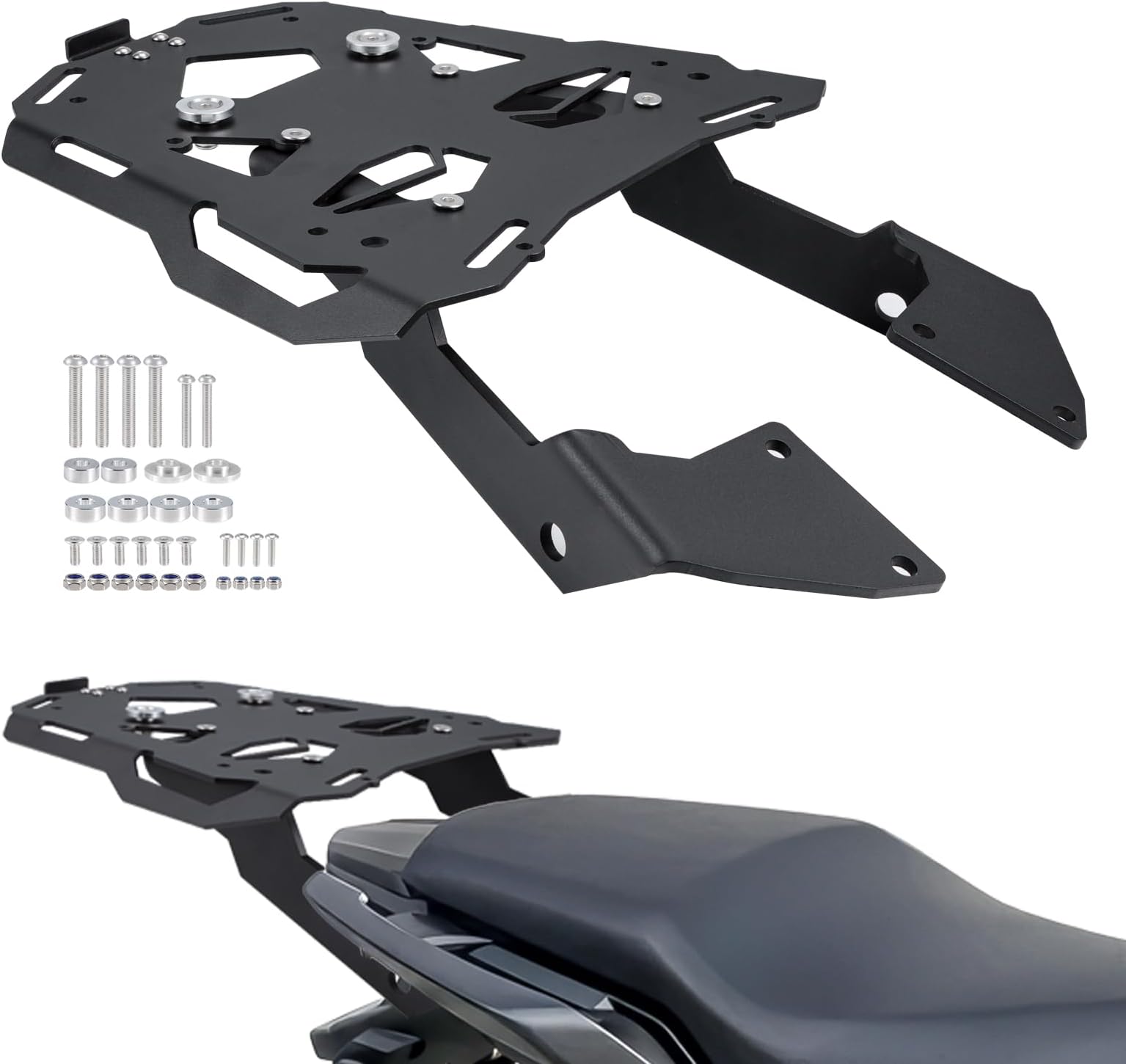 Amazon.com: Motorcycle Rear Luggage Rack Carrier Cargo for Honda CB500F ...