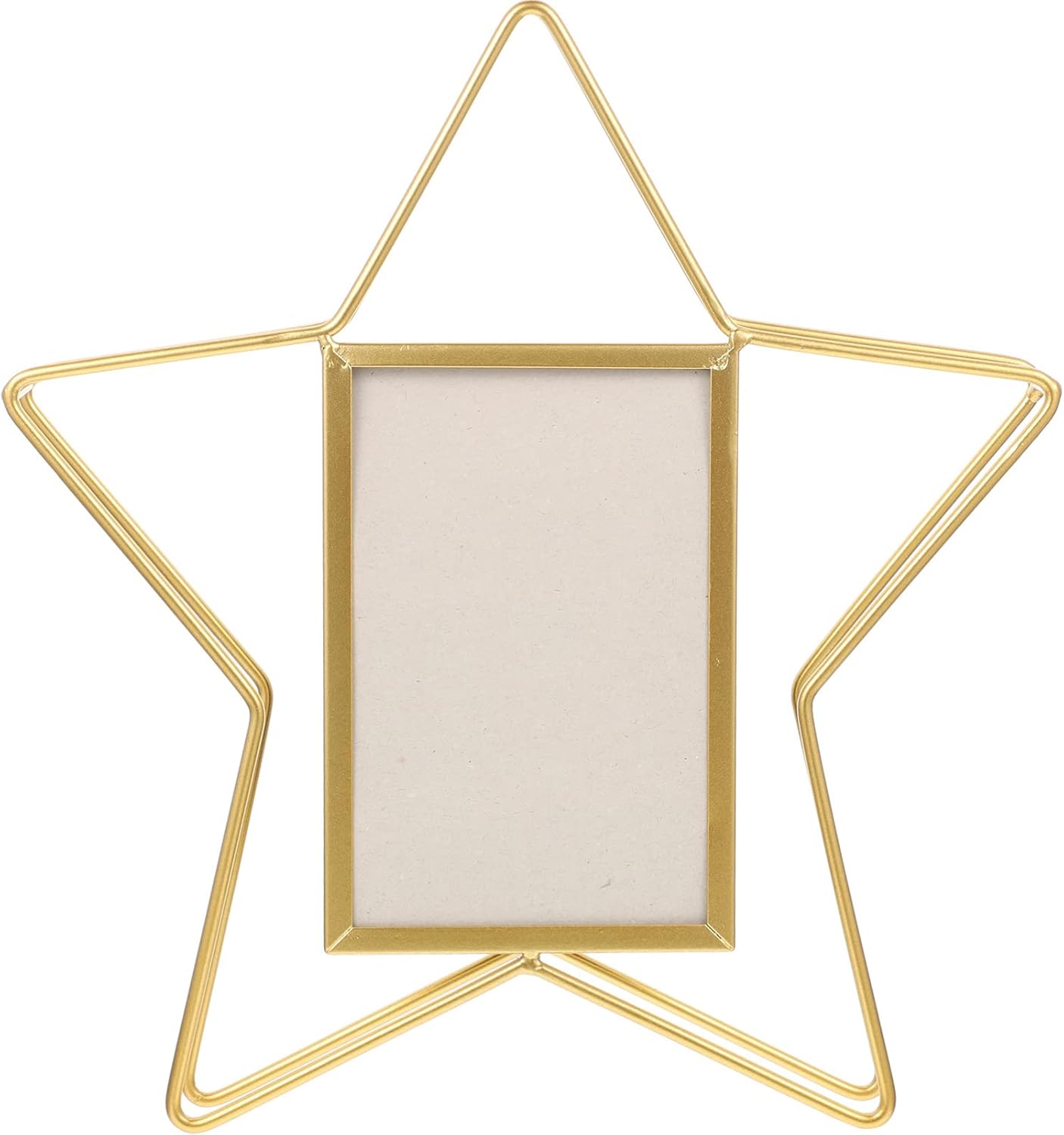 DECHOUS Picture Frame Star Shape Rotate Poster Frame for Tabletop Photo ...