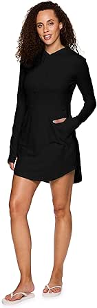 Avalanche Women's Sun Protection Dress Long Sleeve Cover Up Dress With ...