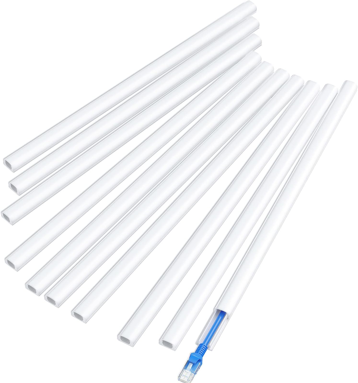 Cord Cover Wall, 142in One-Cord Channel Cord Hider Wall, Mini Size Wire ...