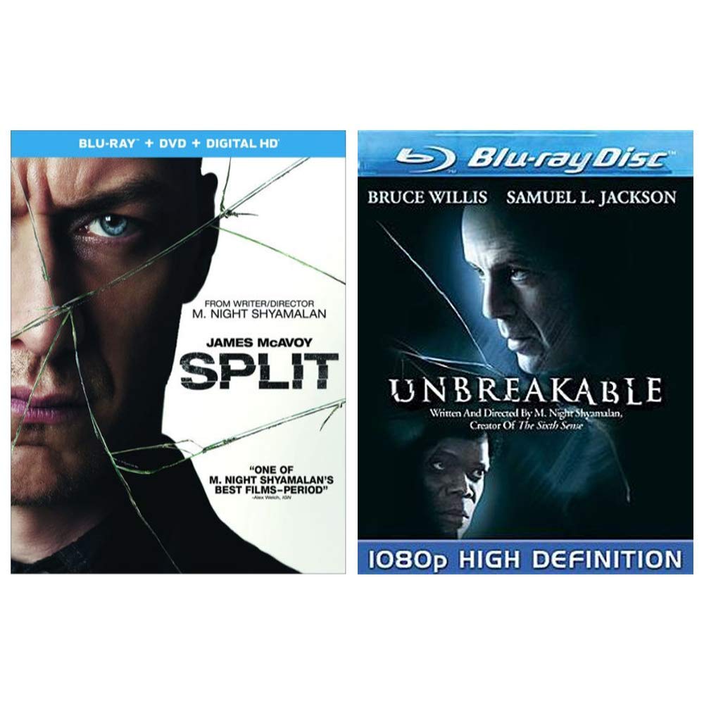 Split & Unbreakable: M. Night Shyamalan Double Feature Blu-ray Bundle ...