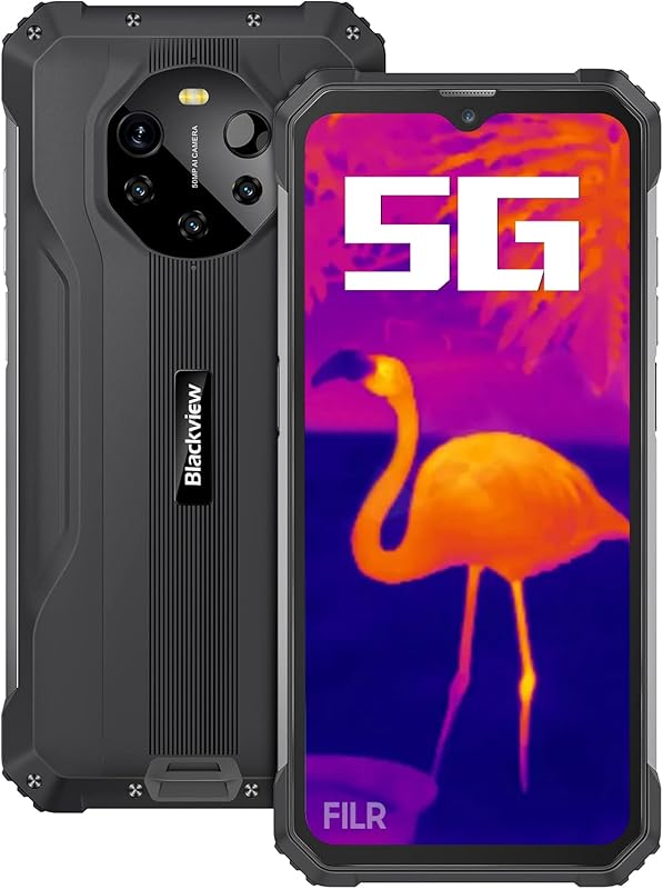 Blackview 5G Rugged Smartphone, BL8800Pro Unlocked Cell Phone, FLIR ...