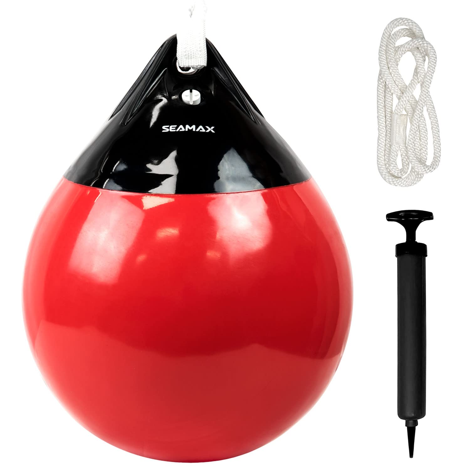 Seamax Marine Boat Fenders Ball Round Anchor Buoy, 12" x 15", Heavy ...
