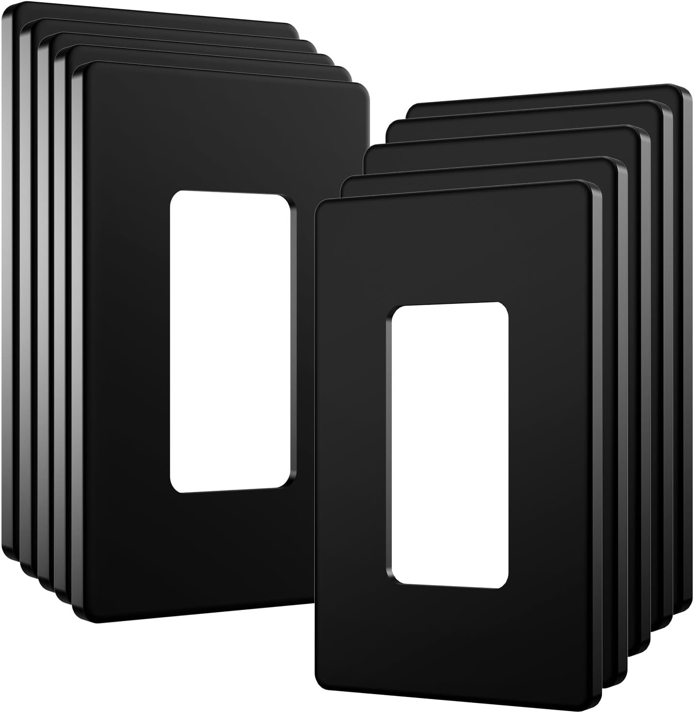 Amerisense Outlet Cover, Screwless Decorator Wall Plate, Light switch ...