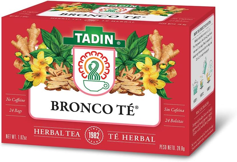 Amazon.com : BRONCOMIEL Tea Bags – Honey Herbal Tea for Coughing and ...