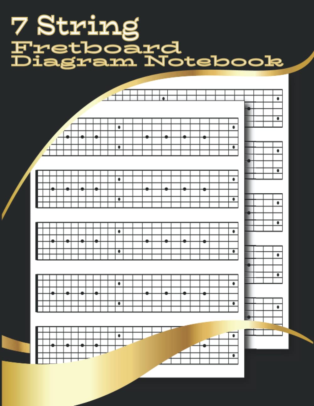 Buy 7 String Guitar Fretboard Diagram : Blank 7 String Guitar Neck ...