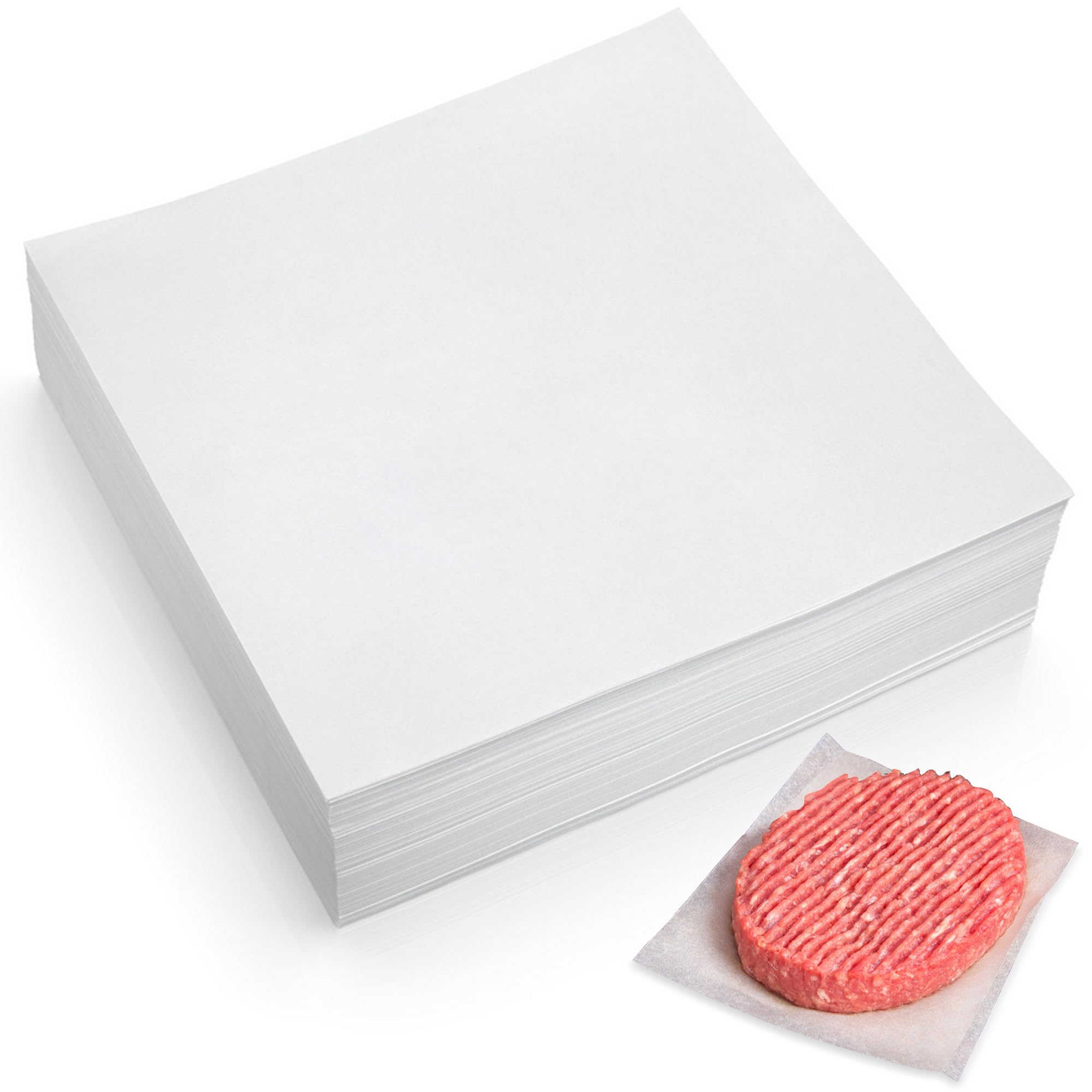 Amazon.com: 300Pcs Burger Patty Paper, AIMEIKI 7x7 Inch Parchment Paper ...