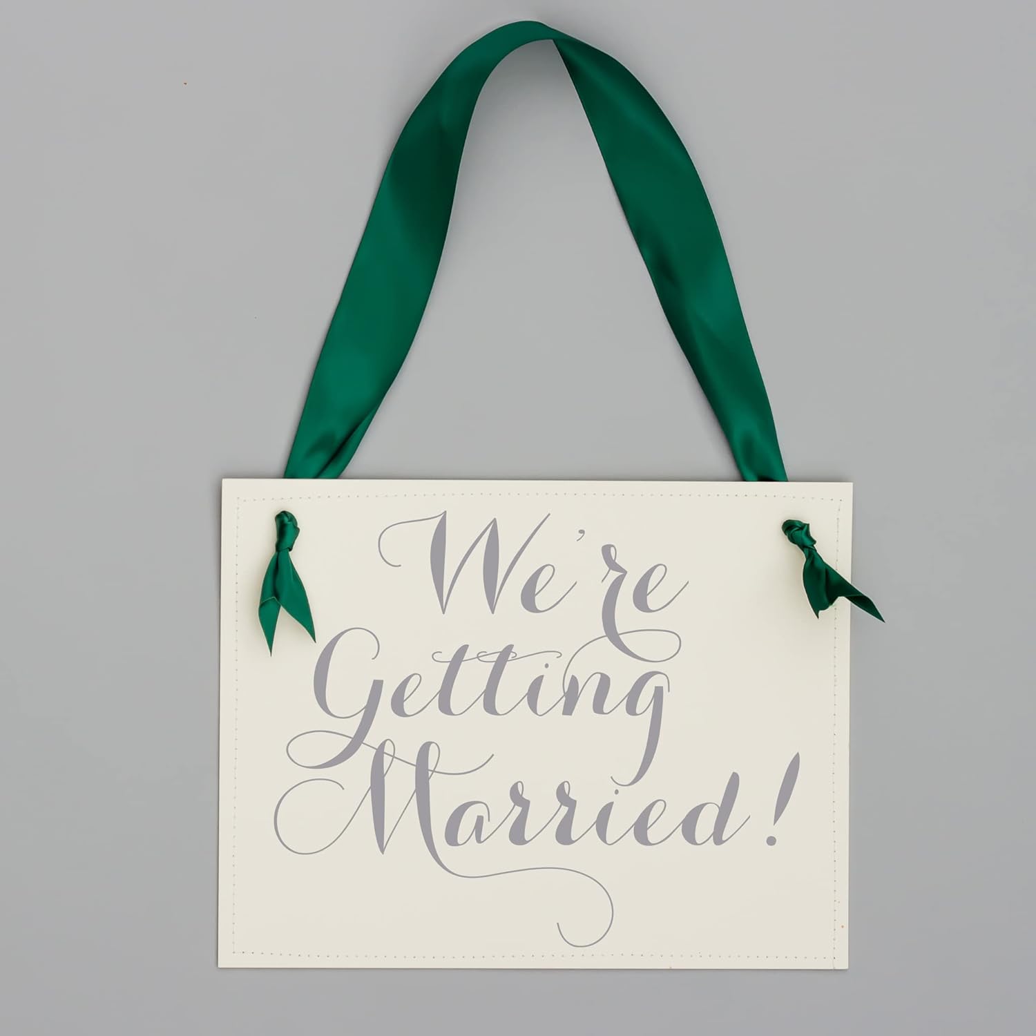 We’re Getting Married Sign Engagement Announcement Banner – Yaxa Colombia