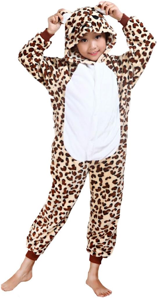 Cliont Kids Onesie Cheetah Pyjamas Child Sleepwear Costume Anime ...