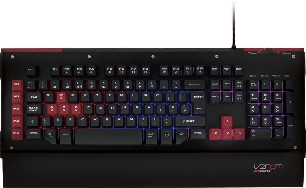 Venom Warrior PC Pro Mechanical Gaming Keyboard (PC/Mac) : Amazon.co.uk ...