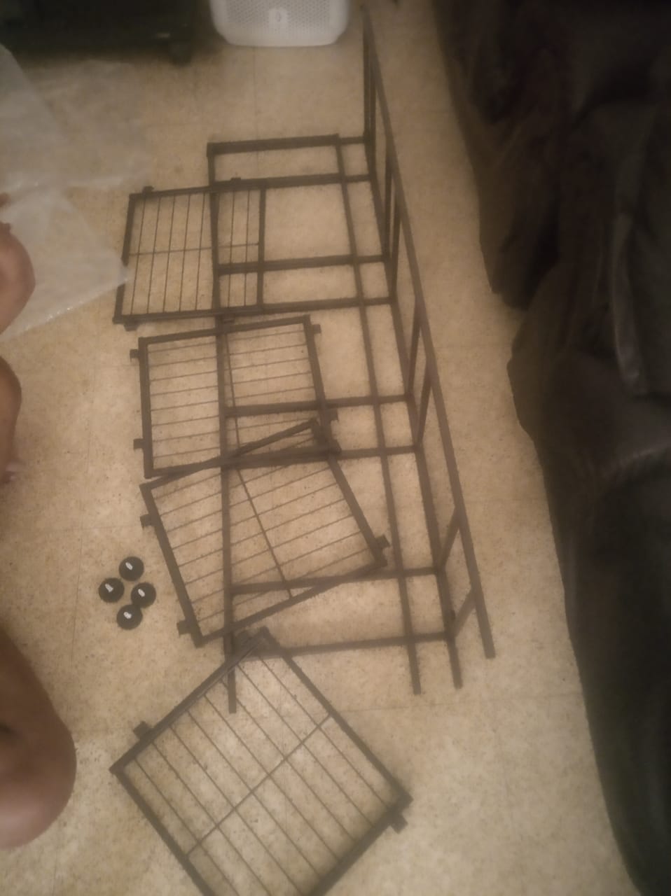 AmazonBasics 4-Tier Iron Tower Shelf(Clear) : Amazon.in: Home & Kitchen