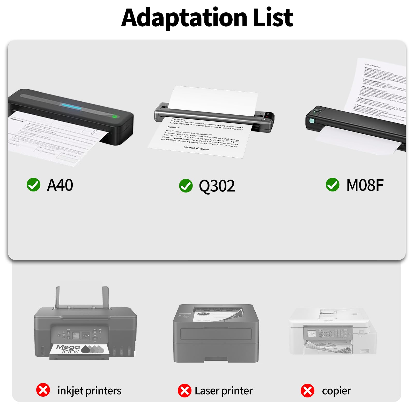 Snapklik.com : Thermal Paper,Continuous Printing Paper 8.5 X 11 Inch ...