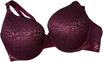 Victoria's Secret Pink Wear Everywhere Push Up Bra All Lace Velvet Logo ...
