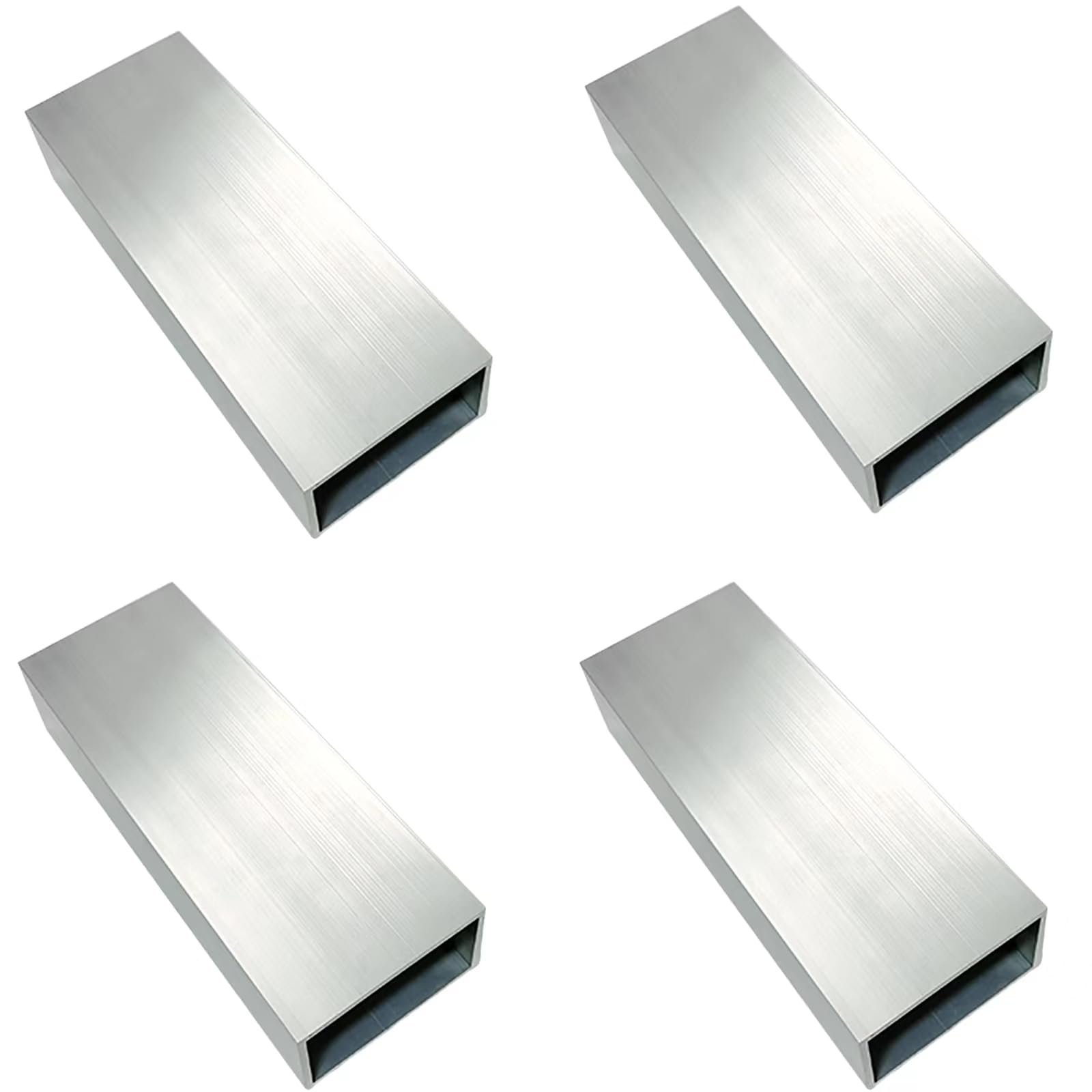 Amazon.com: Kwweeoo Aluminum Rectangular Tubing 4Pcs 25mm x 50mm x ...