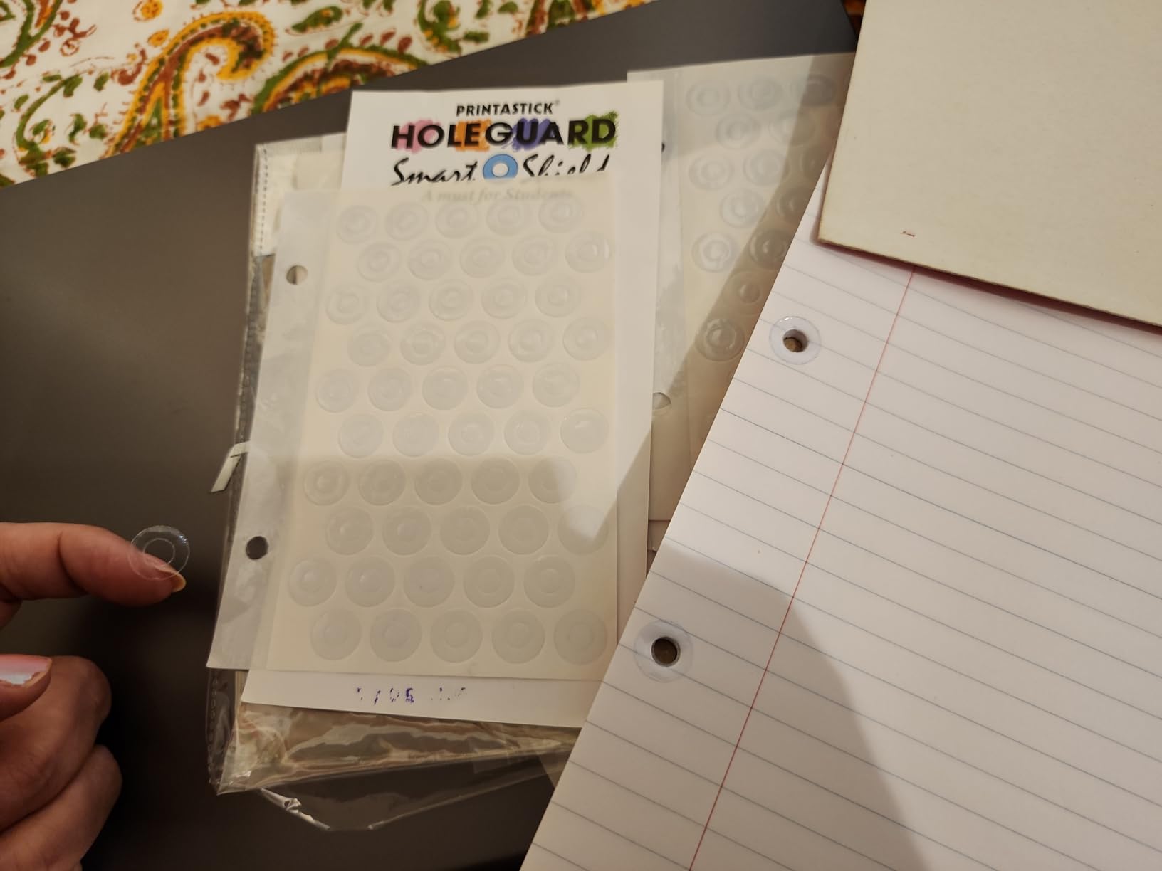 VCR Holeguard - 6mm - Transparent Self Adhesive Reinforcement PVC Smart ...