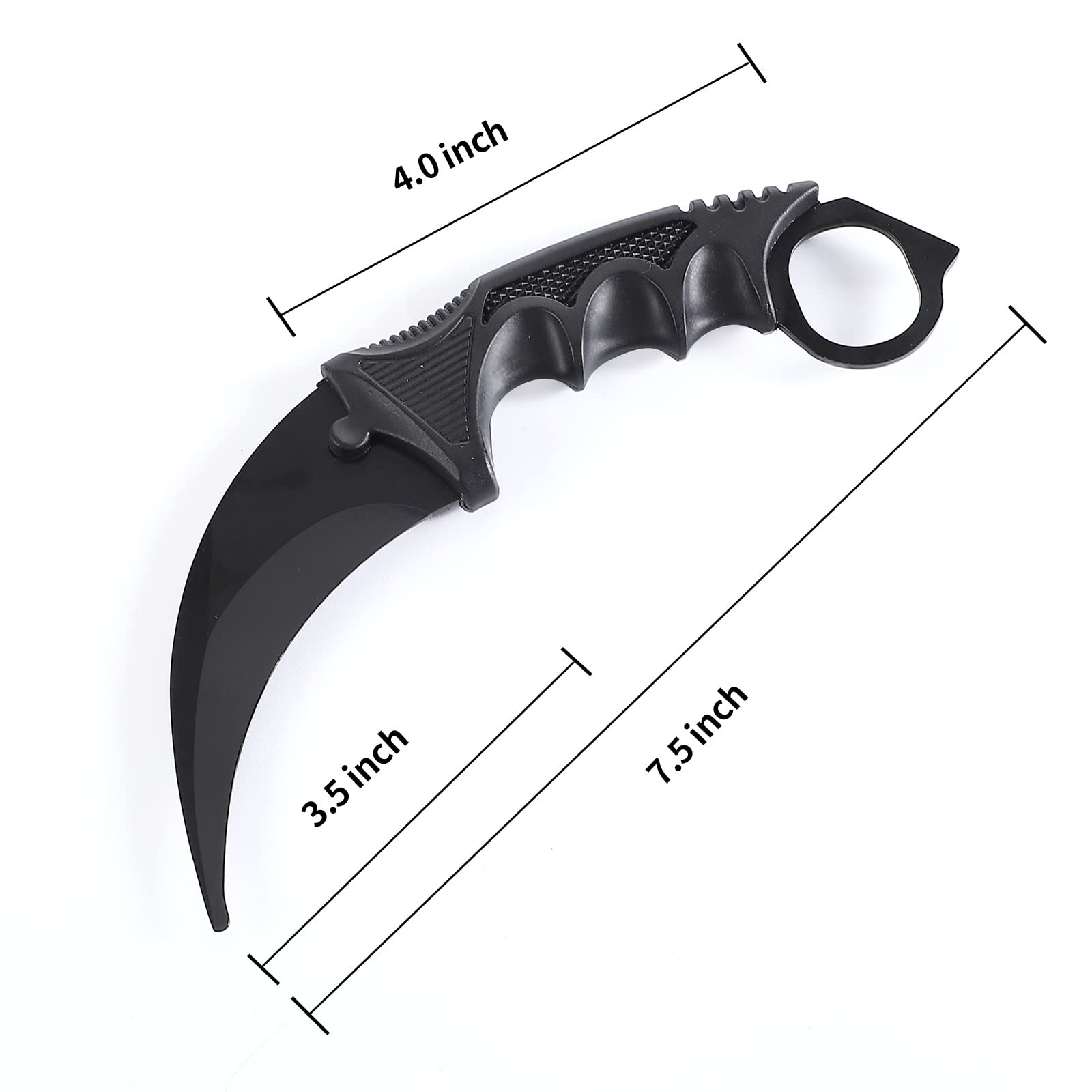 Milaloko Karambit Knife Trainer No Offensive Karambit Trainer Stainless ...
