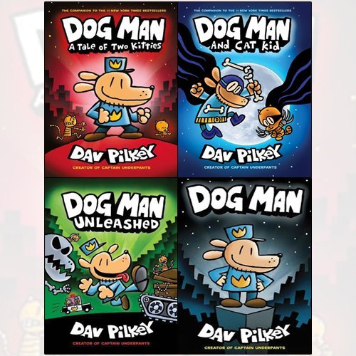 dog man collection dav pilkey books set - a tale of two kitties[hardcover], dog man, unleashed ...