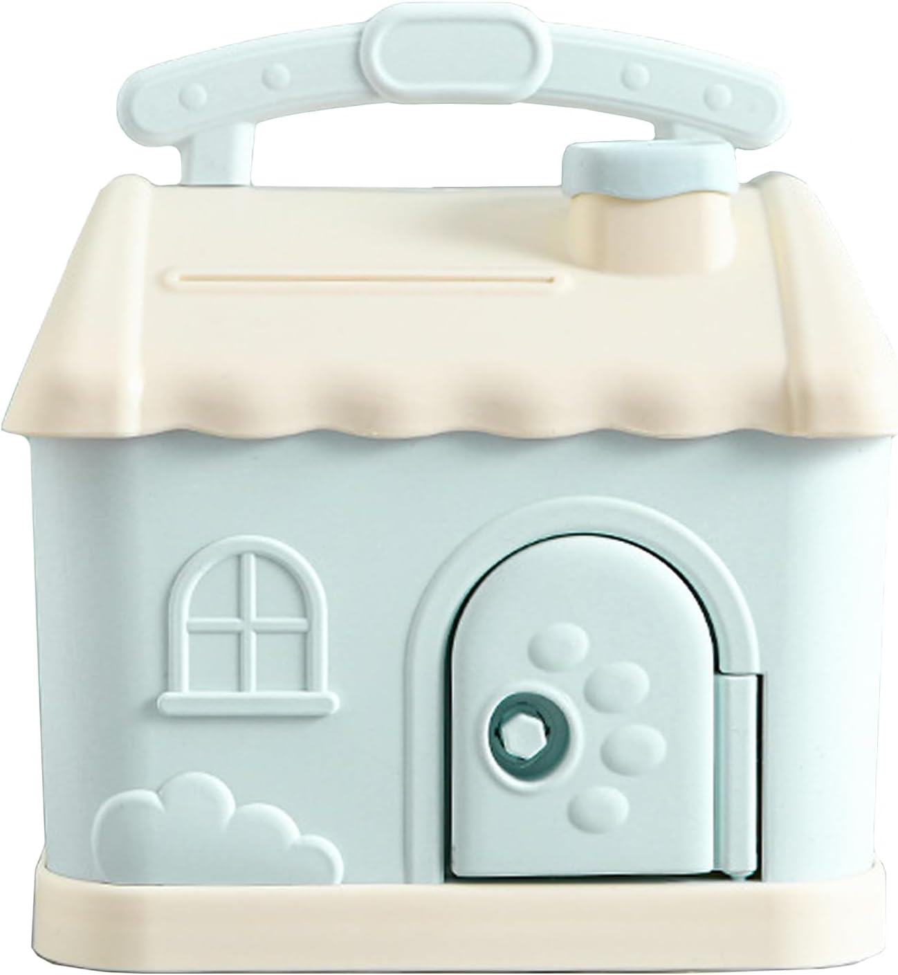 Amazon.co.jp: TOMMYFIELD 貯金箱 可愛い かわいい 小銭 小さな家 鍵付き 女の子 おもちゃ 装飾品 (青) [並行輸入品] : おもちゃ