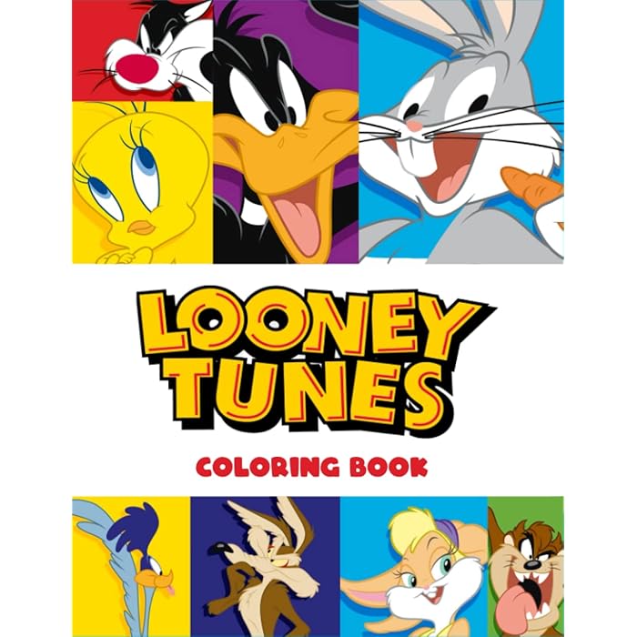 Buy Loonèy Tunès Coloring Book: 100+ Great Coloring Pages For Kids ...