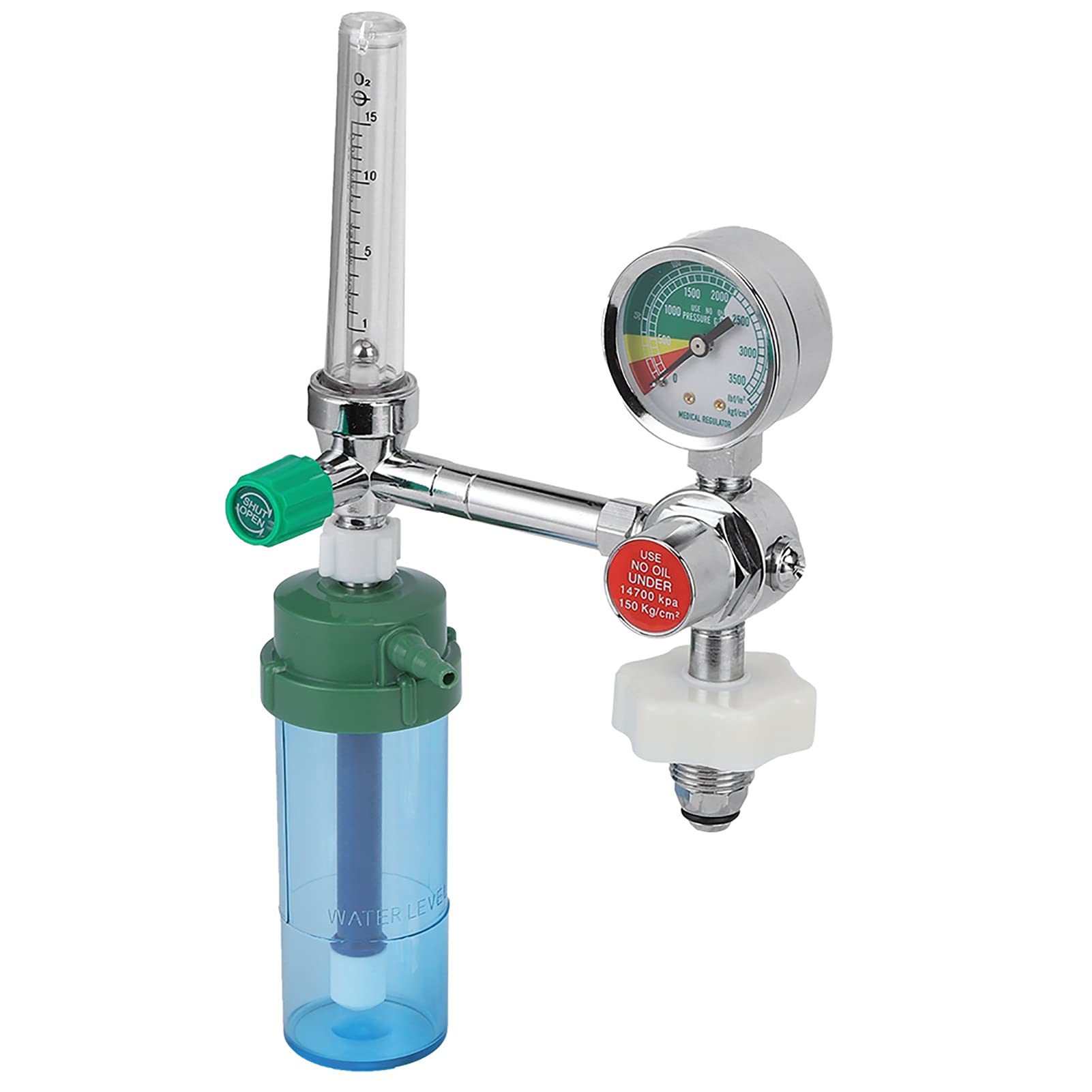Buy Oxygen Regulator Meter | Oxygen Pressure Flowmeter Reducer | Manual ...